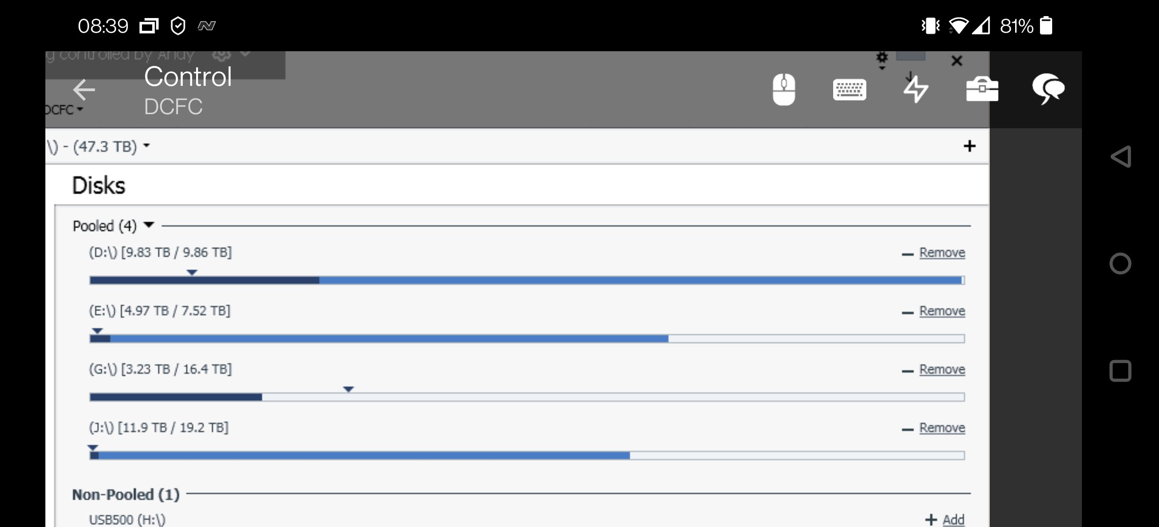 Balancer completed but one drive is full - General - Covecube Inc.